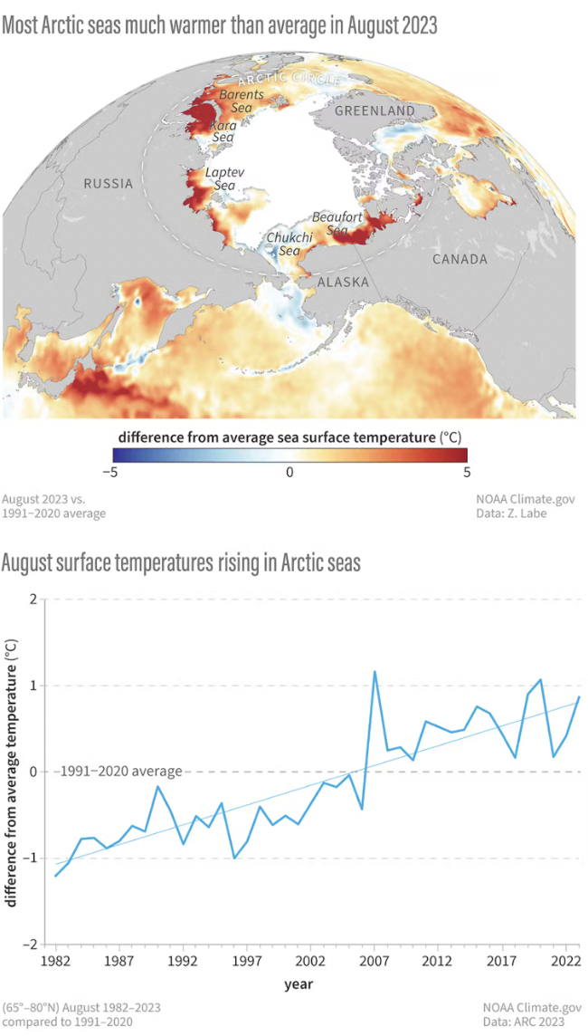 Arctic Report Card 2023: From wildfires to melting sea ice, the warmest ...